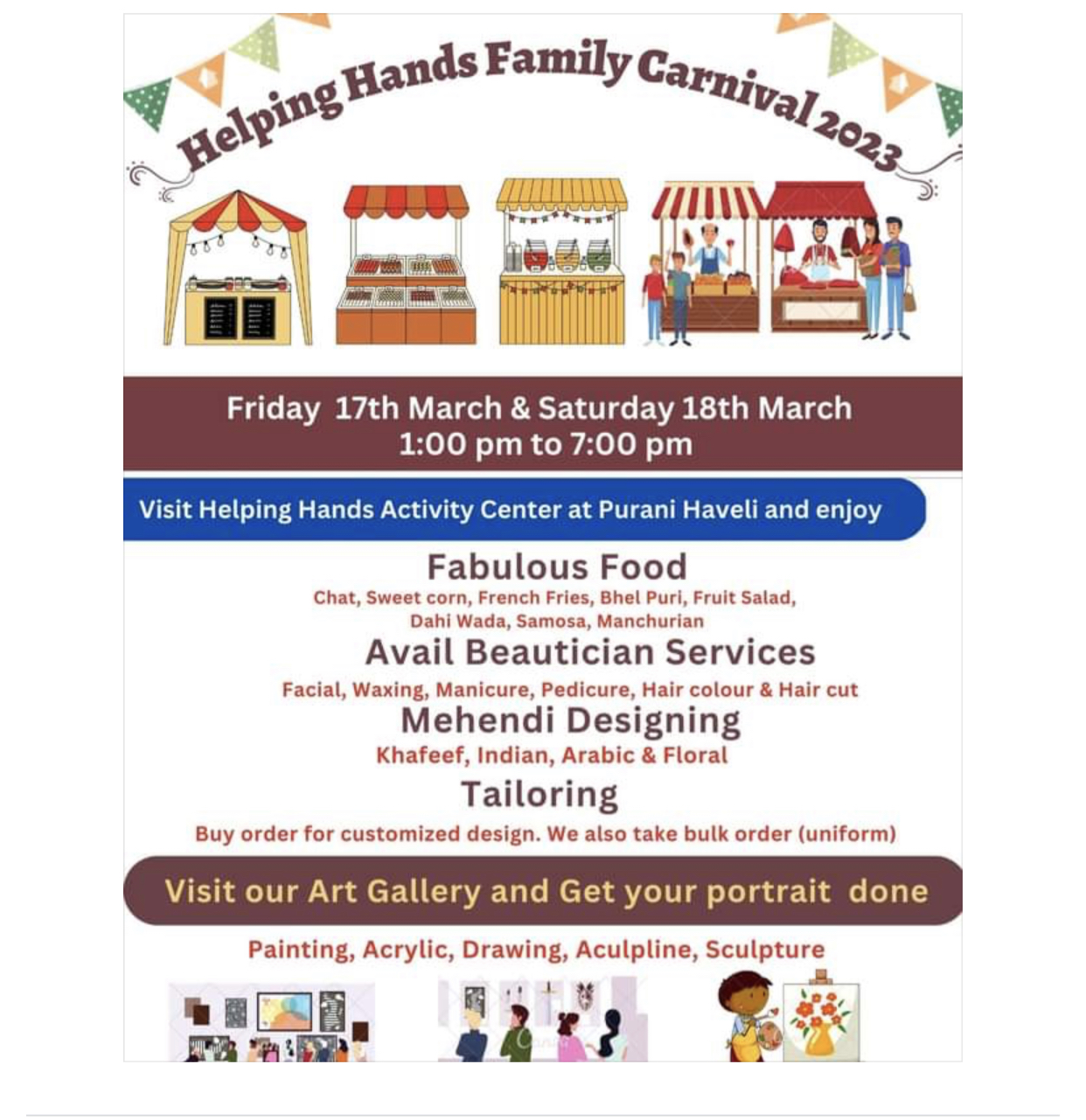 Welcome To Helping Hands | The Helping Hands Family Carnival 2023